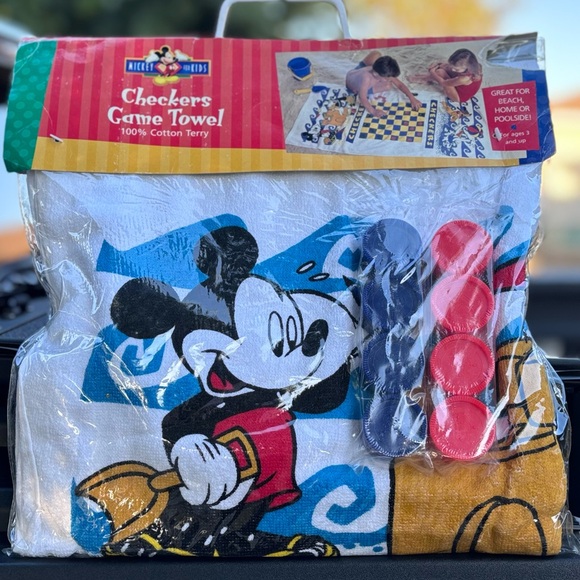 Disney | Other | Vintage Disney Mickey Mouse Friends Checkers Game ...